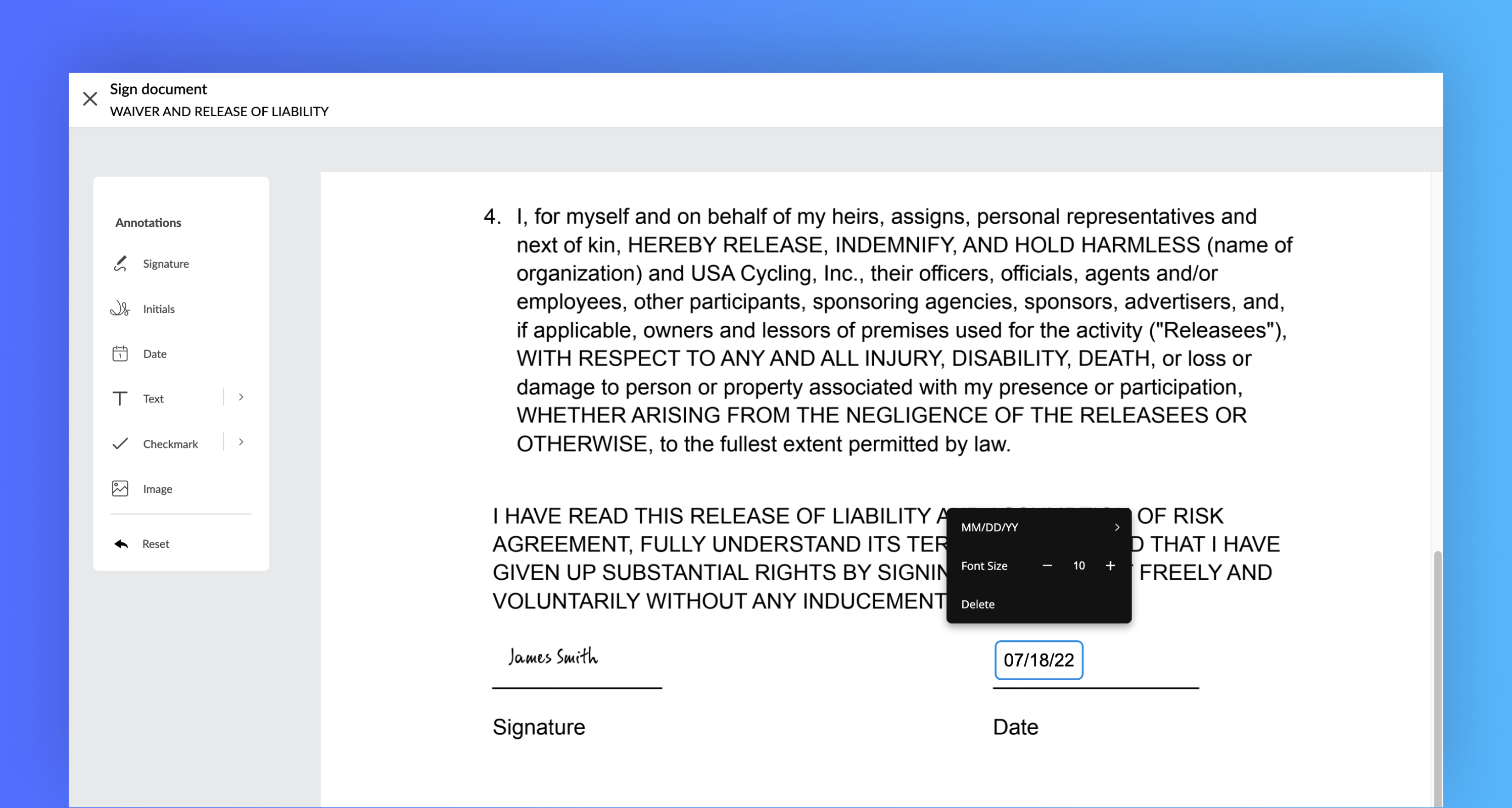 Free Online Signature Maker: Create signatures on Web and Mobile | Signeasy
